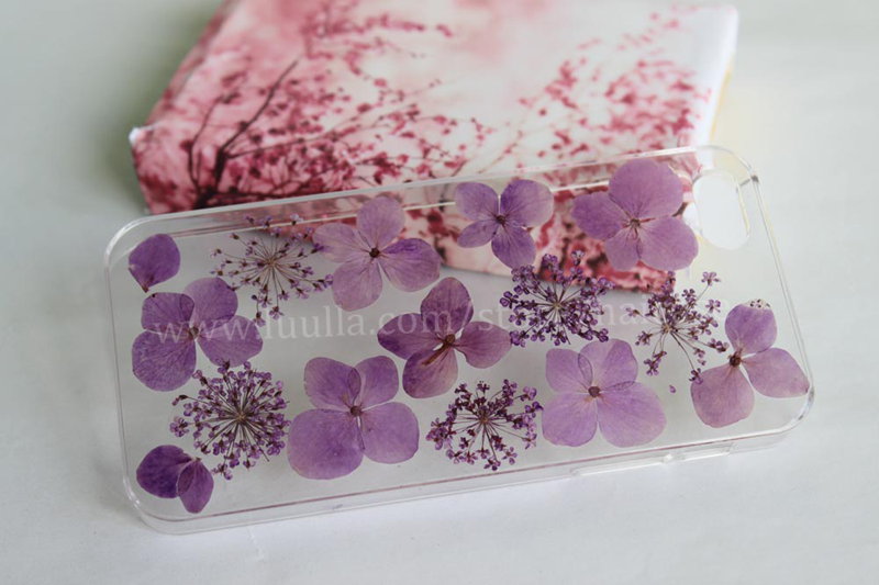 Purple Pressed Flower Iphone 6 Case Real Flower Iphone 6 Plus Case ...
