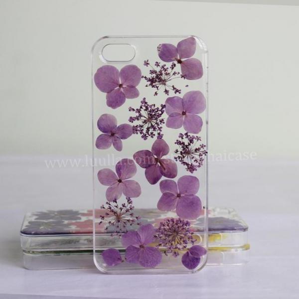 Purple Pressed Flower Iphone 6 Case Real Flower Iphone 6 Plus Case ...